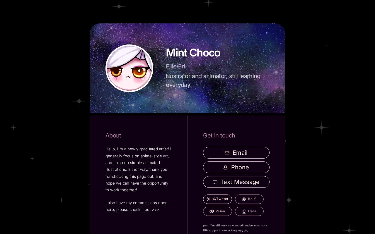 Mint Choco's Portfolio